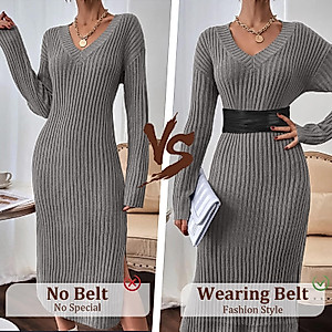 SUOSDEY Women Faux Leather Braided Waist Belt for Dress Elastic Stretch Belt for Ladies Wide Waist Belt for Women