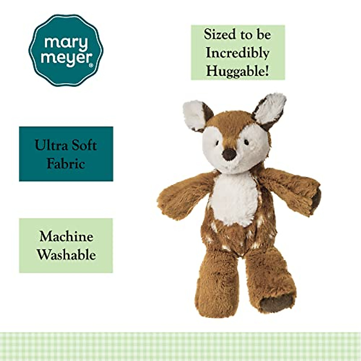Mary Meyer Marshmallow Zoo Stuffed Animal Soft Toy, 9-Inches, Junior Fawn