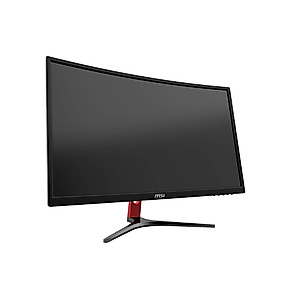 MSI Full HD FreeSync Gaming Monitor 24in Curved Non-Glare 1ms LED Wide Screen 1920 x 1080 144Hz Refresh Rate (Optix G24C) (Renewed)