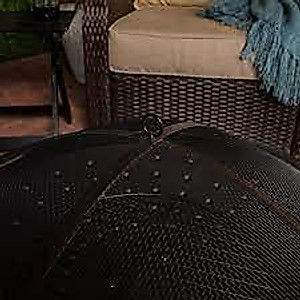 Style Selections 29.5-in W BlackHigh Temperature Powder Coated Steel Wood-Burning Fire Pit (SRFP153)