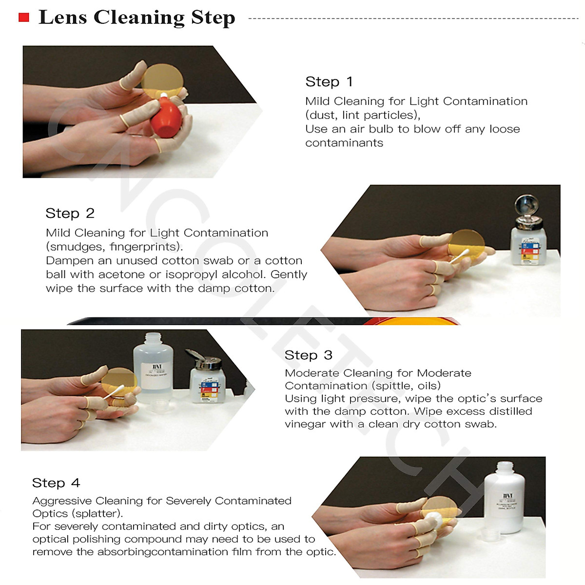 CNCOLETECH 20mm Laser Mirror Si Reflective Mirrors Lens Gold-Plated Silicon 3PCS CO2 Laser Lens,for CO2 Laser Engraving Cutting Machine