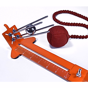 Pro Paracord Jig and Beginner Bracelet Kit - 50 Feet of Paracord and Buckles Free - Built in Monkey Jig