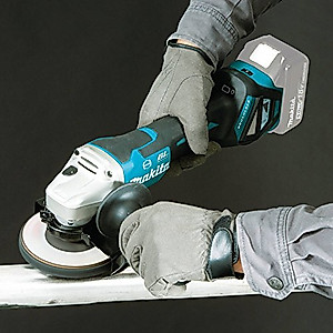 Makita XAG21ZU 18V LXT Lithium-Ion Brushless 4-1/2”/ 5" Paddle Switch Cut-Off/Angle Grinder, Electric Brake & Aws, Tool Only