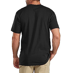 Dickies Men's Short-Sleeve Pocket T-Shirt Black ,Large