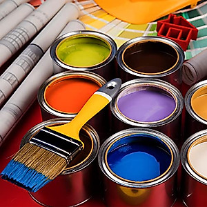 Foaincore 12 Pack Empty Metal Paint Cans with Lids Bulk 1.9 Pint Quart Size Painting Buckets Tin Storage Containers Unlined for Garage DIY Arts Crafts Projects(Black)