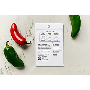 Sereniseed Certified Organic Hot Pepper Seeds Collection (10-Pack) – 100% Non GMO, Open Pollinated – Grow Guide