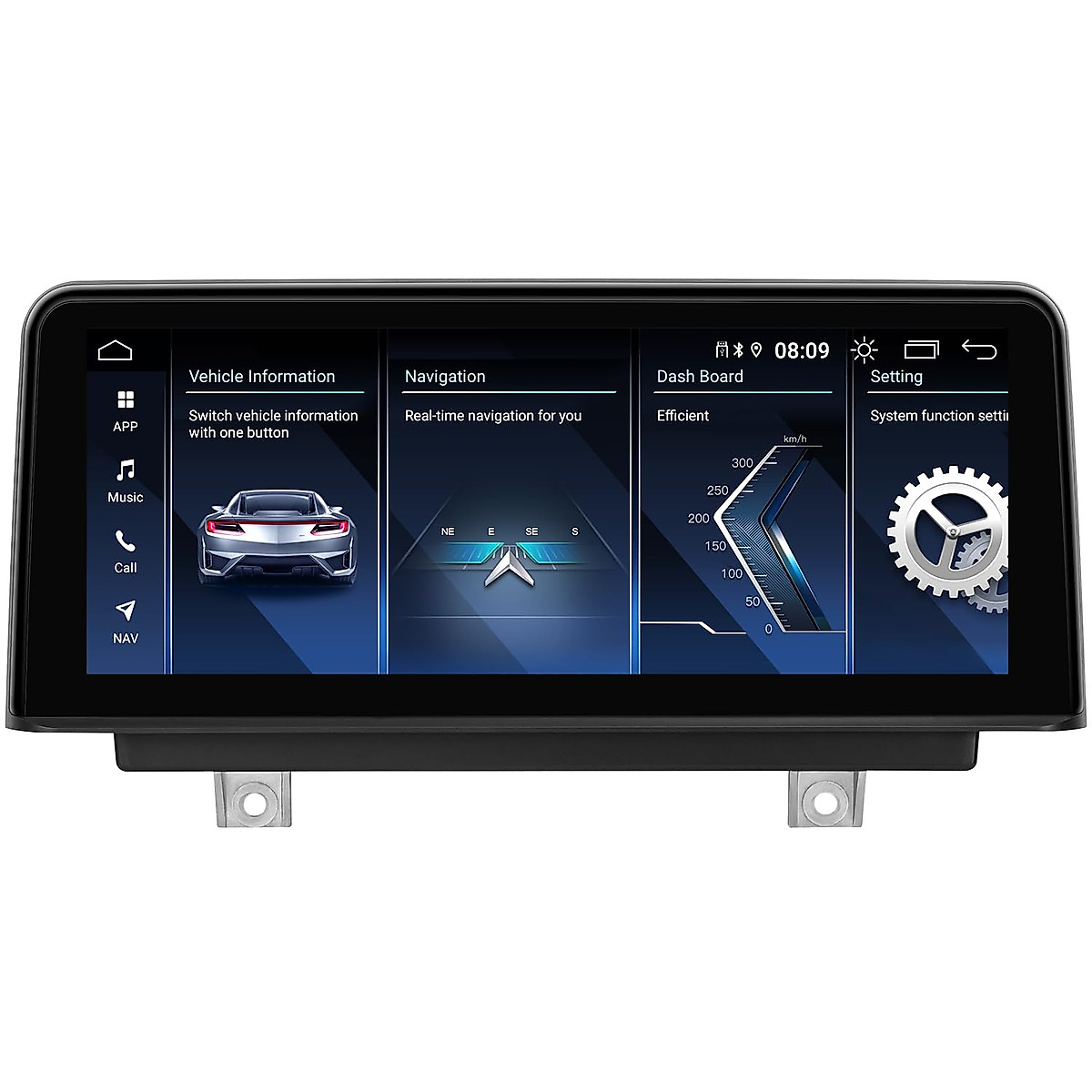 10.25 Qualcomm(4G+64G) 8Core 5G WiFi 1920 * 720 Android10 Car Stereo Radio for BMW 3 4 Series F30 F31 F34 F35 F32 F33 NBT System Support Carplay Android Auto 4G Bluetooth Navigation Multimedia Player