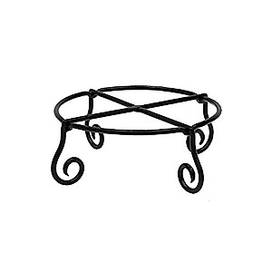 Achla Designs Piazza Flower Pot Plant Stand, Small,Black