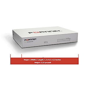Fortinet FortiGate 60F Hardware, 36 Month Unified Threat Protection (UTP), Firewall Security