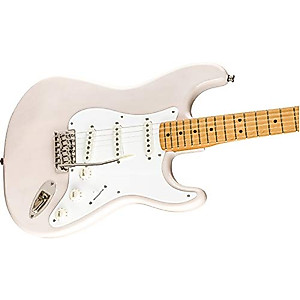 Squier Classic Vibe 50s Stratocaster Electric Guitar, with 2-Year Warranty, White Blonde, Maple Fingerboard