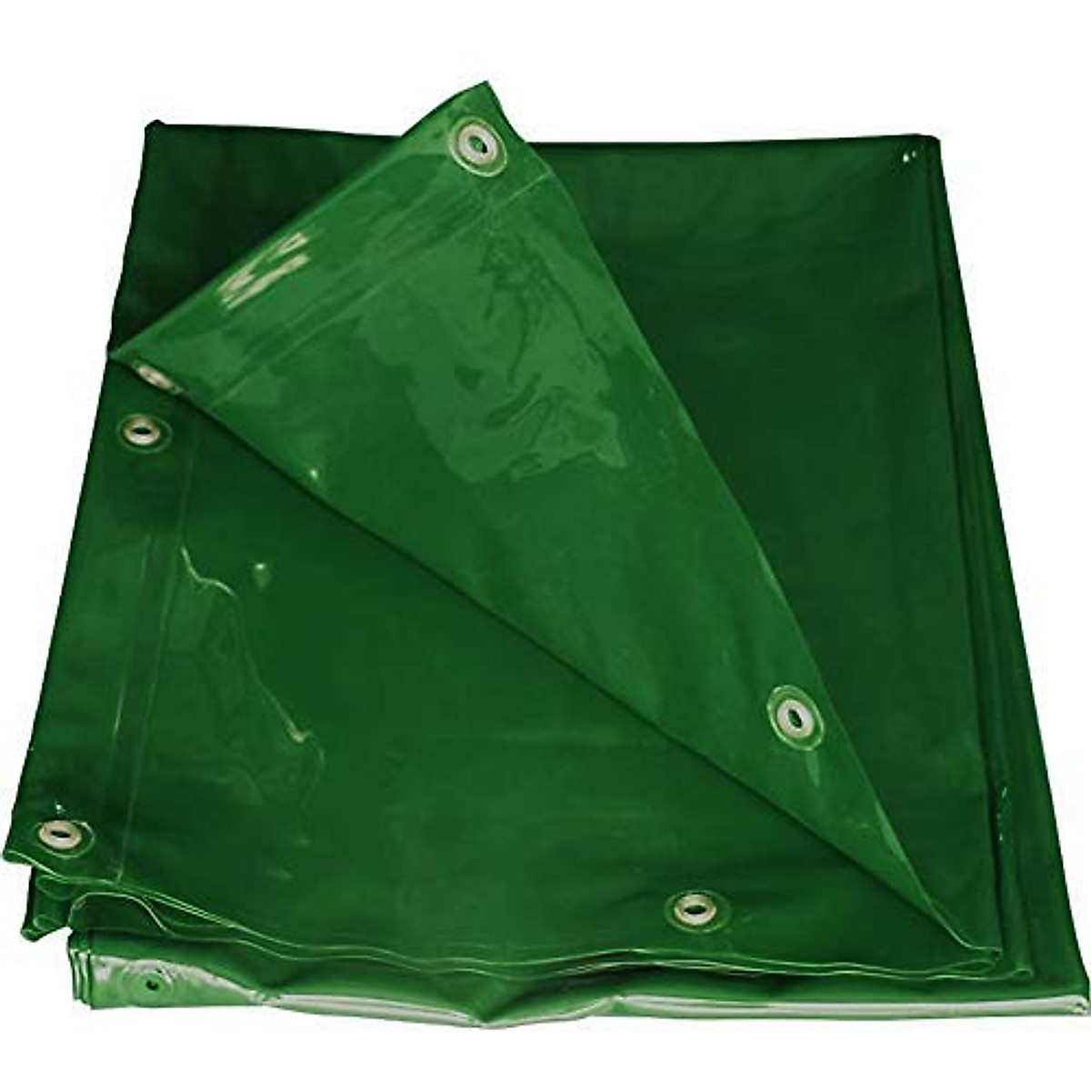 VIZ-PRO Green Vinyl Welding Curtain/Welding Screen, 6' x 6'