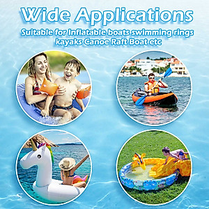 GEUNTECH Kayak Patches Raft Patch PVC Inflatable Repair Rafts Waterproof Boat Repair Patches for Inflatable Raft Boat Canoe Kayak