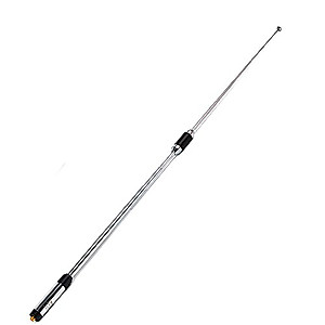 TWAYRDIO RH770 SMA-Female Telescopic Handheld Ham Radio Antenna 2m 70cm VHF UHF Replacement Extendable Antenna High Gain fit Kenwood TK-360 TK-370 TK-3200 Walkie Talkie