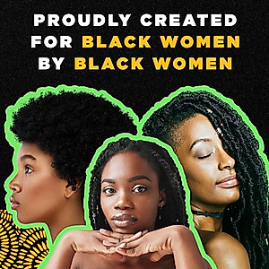 MY BLACK IS BEAUTIFUL Nourishing Leave-In Conditioning Cream, for Curly and Coily Hair with Coconut Oil, Honey, and Tumeric, 6.3 fl oz