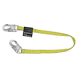 Positioning/Restraint Lanyard, 3 ft, 310 lb. Weight Capacity, Yellow