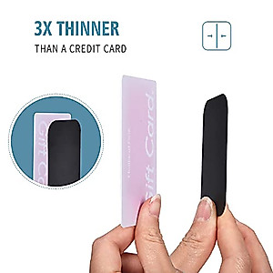 SANITRO Mount Metal Plate for Cell Phone Magnet Holder Magnetic Car Mount with Strong Adhesive Sticker, 2 Round and 2 Rectangle Black