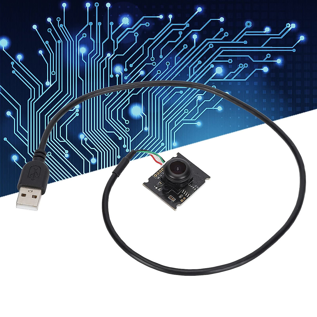 Camera Module, Mini USB2.0 Webcam Board Tiny Drive Free for OS X for Advertising Machines
