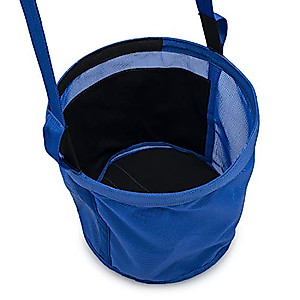 Hampton Rose Co. - 2-Pack Horse Feeding Bags - Heavy-Duty Breathable PVC-Coated Mesh Grain Feeder Nose Muzzle with Adjustable Straps - Complete with Stitched-in Alloy Rings and Solid Base