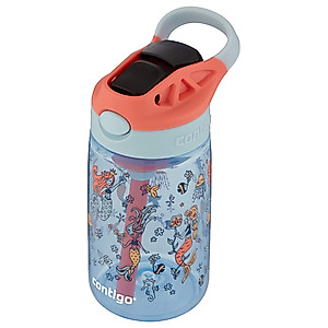 Contigo Aubrey Kids Cleanable Water Bottle with Silicone Straw and Spill-Proof Lid