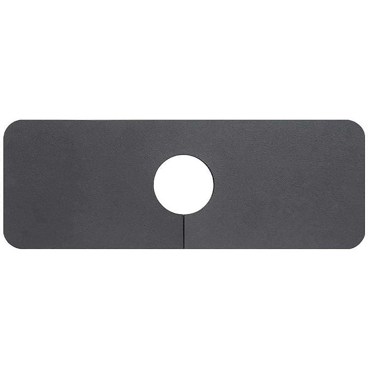 (2 PCS) KitchenGuard Sink Faucet drip Catcher mat | Absorbent Splash Behind Handle Guard Tray Rack | Kitchen Bathroom Dish Organizer Drying Counter top Protector, 15x5.5x0.2