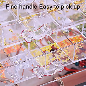 Clear Acrylic Jewelry Storage Box, Earring Jewelry Organizer with 5 Drawers, 5-Layer Jewelry Box for Women, Earring Display Holder for Earrings Ring Bracelet Necklace Transparent Display Storage Case
