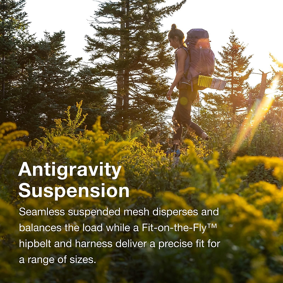 Osprey Aura AG 65 Women's Backpacking Backpack, Enchantment Purple, X-Small/Small