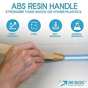 JMIBASIC Grout Caulk Finishing Tool - Multi Size 4 Pieces Set - Smooth Grout Sealant Silicone Caulking Tool - Rubber Spatula Spreader - Grout Sealer Applicator - Ergonomic Handle Grip_ABS (1.1 Inch)