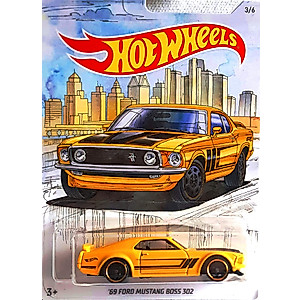 Hot Wheels Detroit Muscle Car Complete Series 6 Car Set