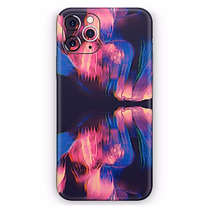 Design Skinz Liquid Abstract Paint Remix V79 - DesignSkinz Protective Vinyl Decal Wrap Skin Cover Compatible with The Apple iPhone Xs Max (Full-Body, Screen Trim & Back Glass Skin)
