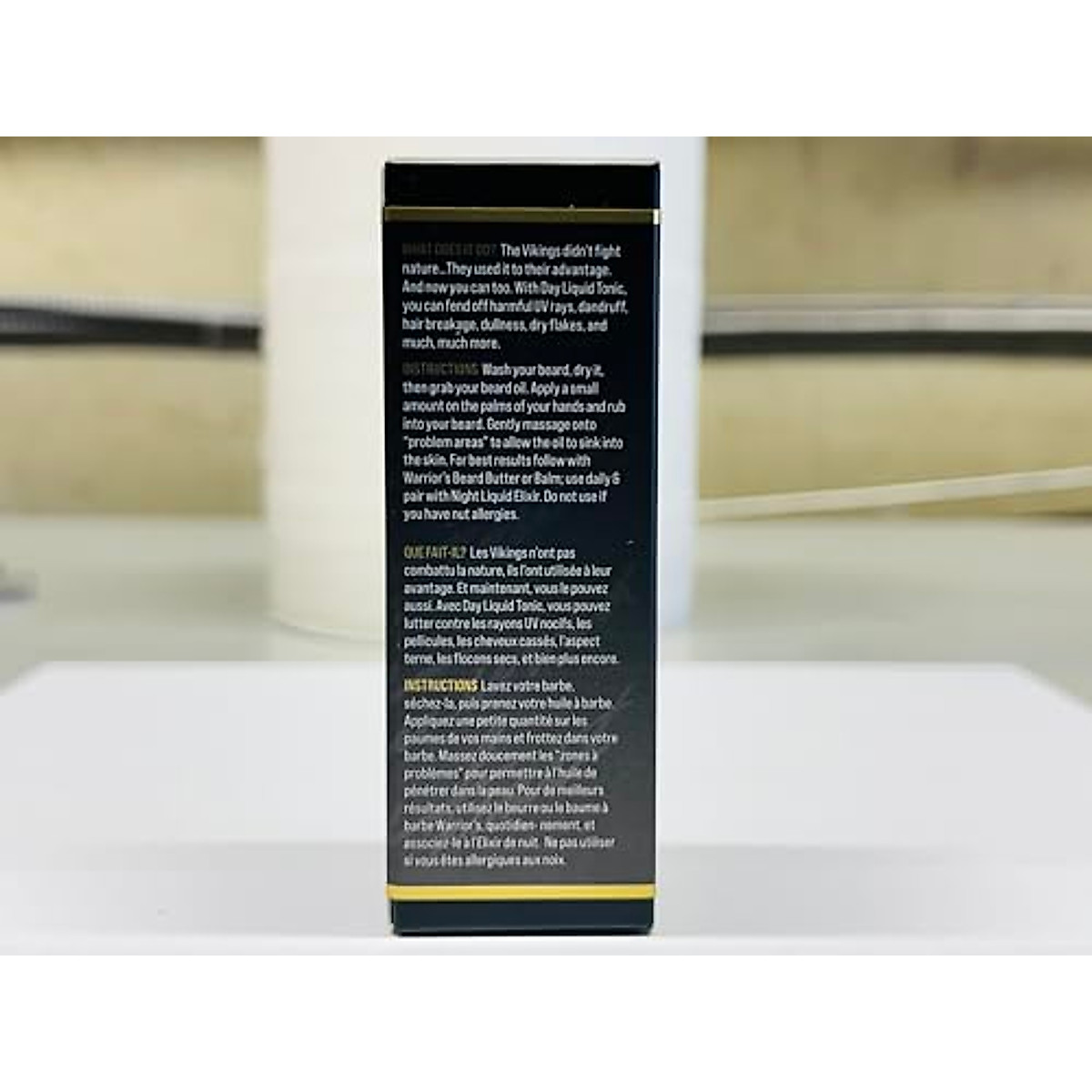 The Beard Struggle - Beard Growth Oil - Hoenir's Poem, Gold Collection (1 Fl oz) - Night Liquid Elixir - Beard Oil for Men - Softens, Moisturizing, & Healthier Beard Growth