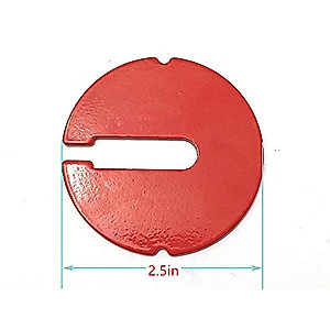 Table Inserts (Pack of 3) for 14" Band saws or Scroll saws,Diameter: 2.5 in, Thickness: 0.1 in.(Please make sure this is your size)