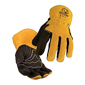 Revco Industries BM88L BSX BM88 Extreme Pig Skin MIG Welding Gloves, Large