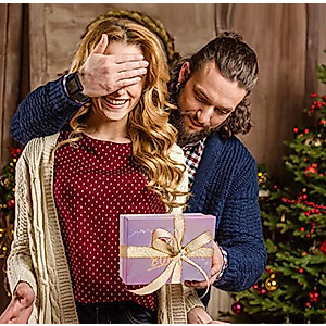 LANDICI Jewelry Box Watch Boxes Organizer for Men Women Gift,Wooden Jewellery Box with Glass Top Display,2 Layer Large 6 Slot Sunglasses Case Holder for Ring Earrings Necklace Bracelet,Walnut Wood