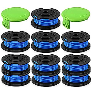 29252 Weed Eater Spool for Greenworks Weed Eater String Replacement Spool, 0.065"-16ft Trimmer Line Replacement Spool for Greenworks Weed Wacker String Trimmer 24V 40V (10 Spool+2 Cap)