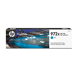 Hp Printing 972X Genuine PageWide Color and Black High Yield Toner Set (F6T84AN, L0R98AN, L0S01AN, L0S04AN)