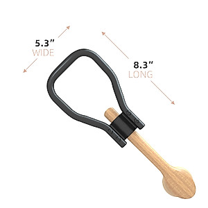 ARAHFUN Oversized Recliner Lever Extender Ergonomic Secure Fit for Recliner Handles Make Raising Lowering Leg Rest Easier (Black)