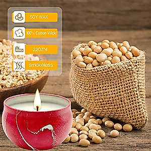 Scented Candles Gift Set,Candles for Home Scented,Olaeleay 4 Pack Aromatherapy Candle,100H Burning Stress Relief,Ideal for Birthday, Mother’s Day, Easter Day Decoration(4 Lavender Sachets Included)
