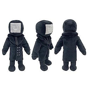 Qabfwe Skibidi Toilet Plush, 11" Speakerman Bosses Plushies Toys Skibidi Toilet Head Plushies Toys for Fans and Friends Beautifully Stuffed Animals Doll Gifts (4pcs)