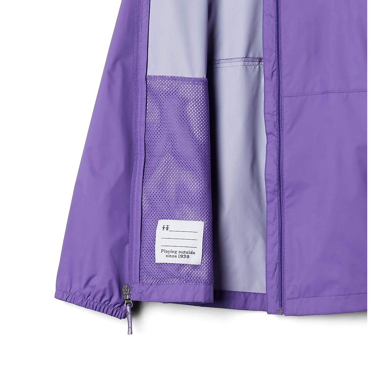 Columbia Youth Girls Switchback II Jacket, Grape Gum, X-Small