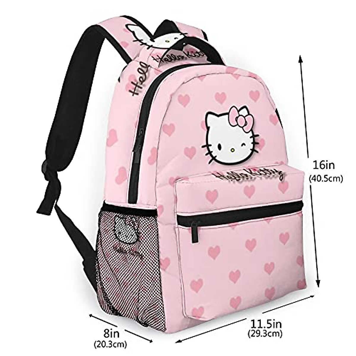 Hello Kitty Backpacks Rucksack Animals High Capacity Bags Travel Girls