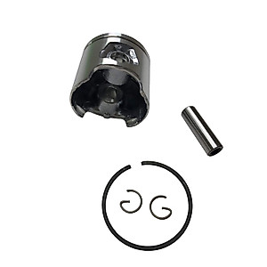 EngineRun 44MM Piston & Piston Ring Kit Compatible With Husqvarna 340 343 345 346 xp 350 353 Chainsaw OEM 503907371