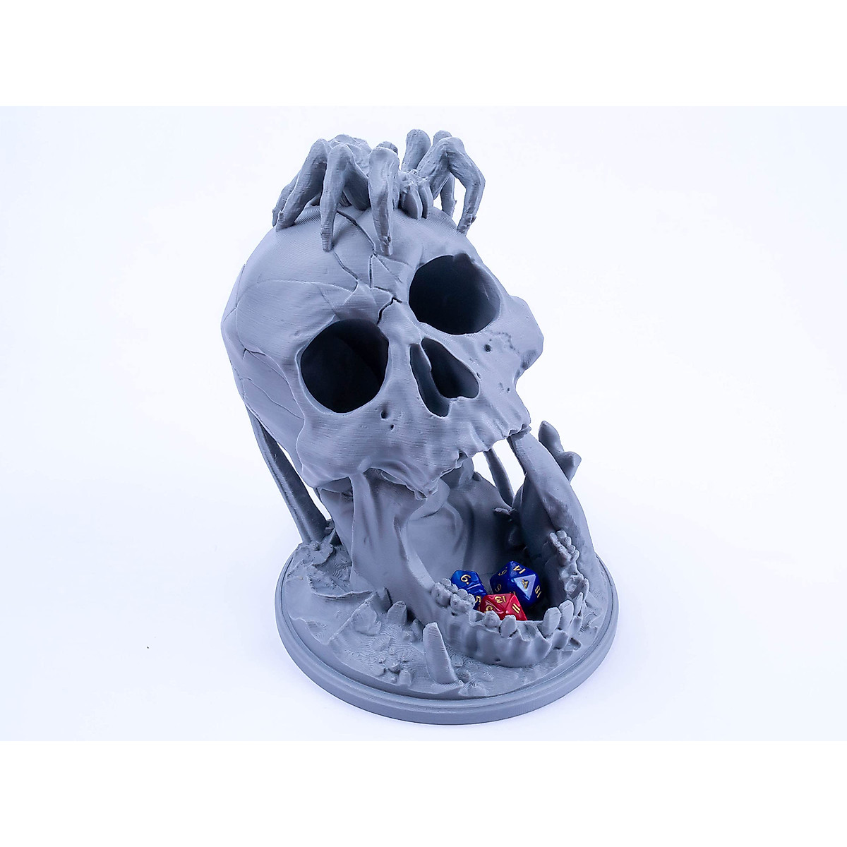 3D Vikings Dice Tower Skull For All Dice Sizes. Perfect Dice Roller for Dungeons and Dragons, Tabletop RPG, Miniature Games and Board Games
