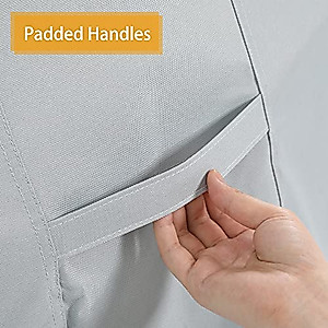 Solaste Patio Furniture Metal Couch Cover, 3-Seat All-Weather Aluminum Outdoor Sofa Cover, 600D Heavy Duty Waterproof Patio Sofa Cover 75" W x 28" D x 31" H