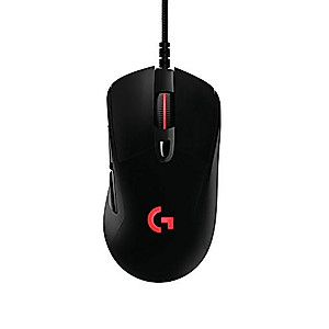 Logitech G403 Prodigy RGB Gaming Mouse – 16.8 Million Color Backlighting, 6 Programmable Buttons, Onboard Memory, Up to 12,000 DPI