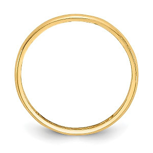 IceCarats 14K Yellow Gold Ring Size 3