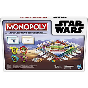 Monopoly: Star Wars The Child Edition Board Game for Families and Kids Ages 8 and Up, Featuring The Child, Who Fans Call Baby Yoda