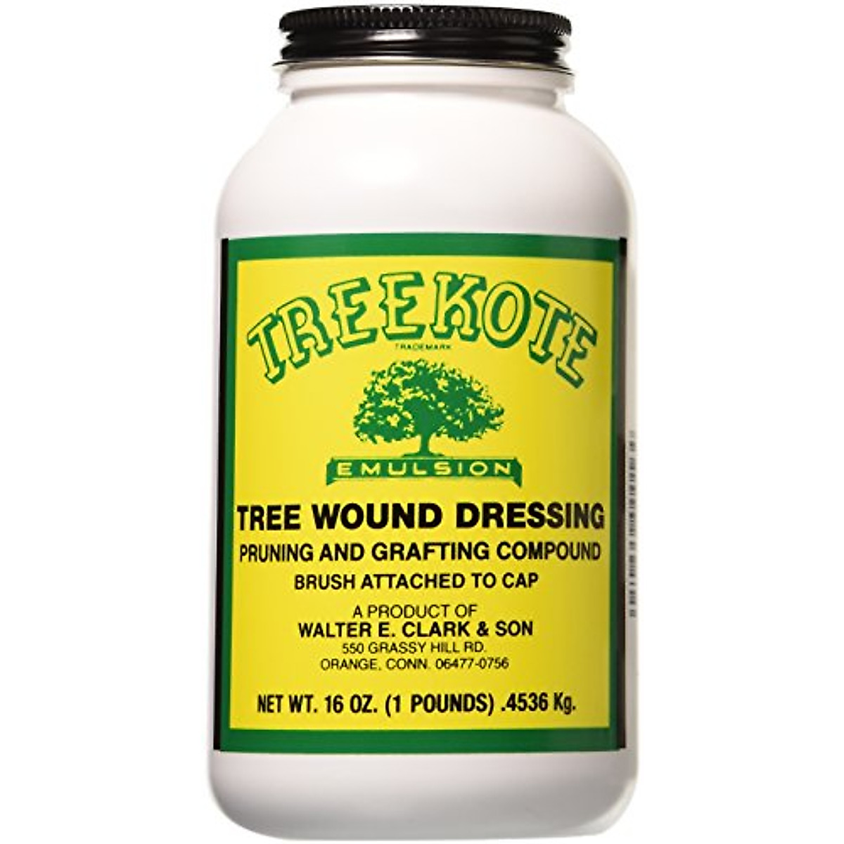 Clarks 00016 Treekote Brushtop Container, 16-Ounce