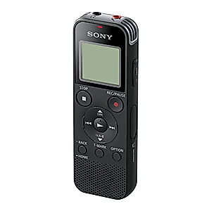 Sony ICD-PX470 Stereo Digital Voice Recorder with Built-in USB Voice Recorder and 16GB Class 10 Micro SDHC Card Bundle (2 Items)