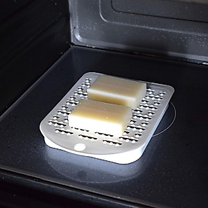 Generic Japanese Mochi Tray Rice Cake Use for Cooking in Microwave Microwavable Mochi Cooker Cookware, White
