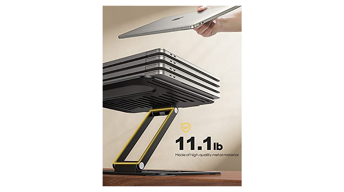 Lamicall Adjustable Laptop Stand: Ergonomic Desk Riser